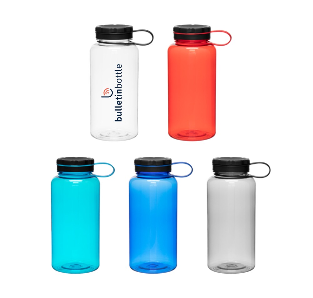 h2go Wide Tritan Bottle | BPA-Free Water Bottles with Logo | Bulletin ...