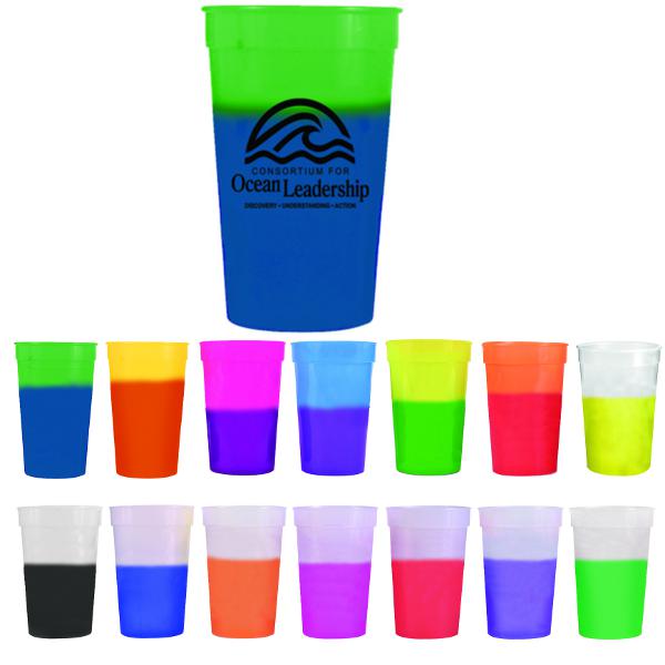 Color Changing Stadium Cup | Made in USA Water Bottles | Bulletin Bottle